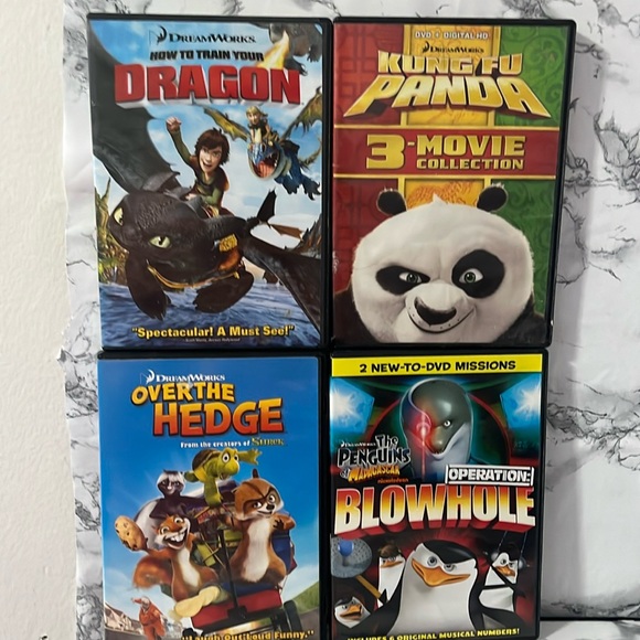 Media | Dreamworks Dvds 4 | Poshmark